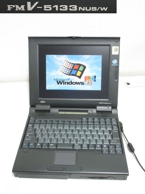 【全体的に状態が悪い】S3269S FUJITSU 富士通 FMV-5133 NU5/W 通電確認・Windows98起動 現状品 ジャンクの ...