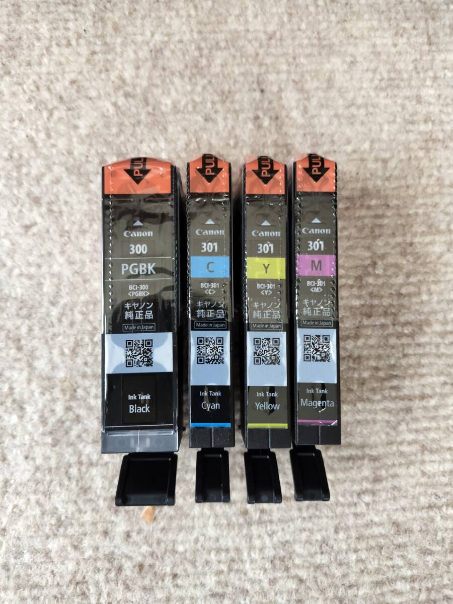 【未使用】CANON純正インクBCI-300PGBK・ BCI-301M・BCI-301Y・BCI-301Cの4つの落札情報詳細 - ヤフオク ...