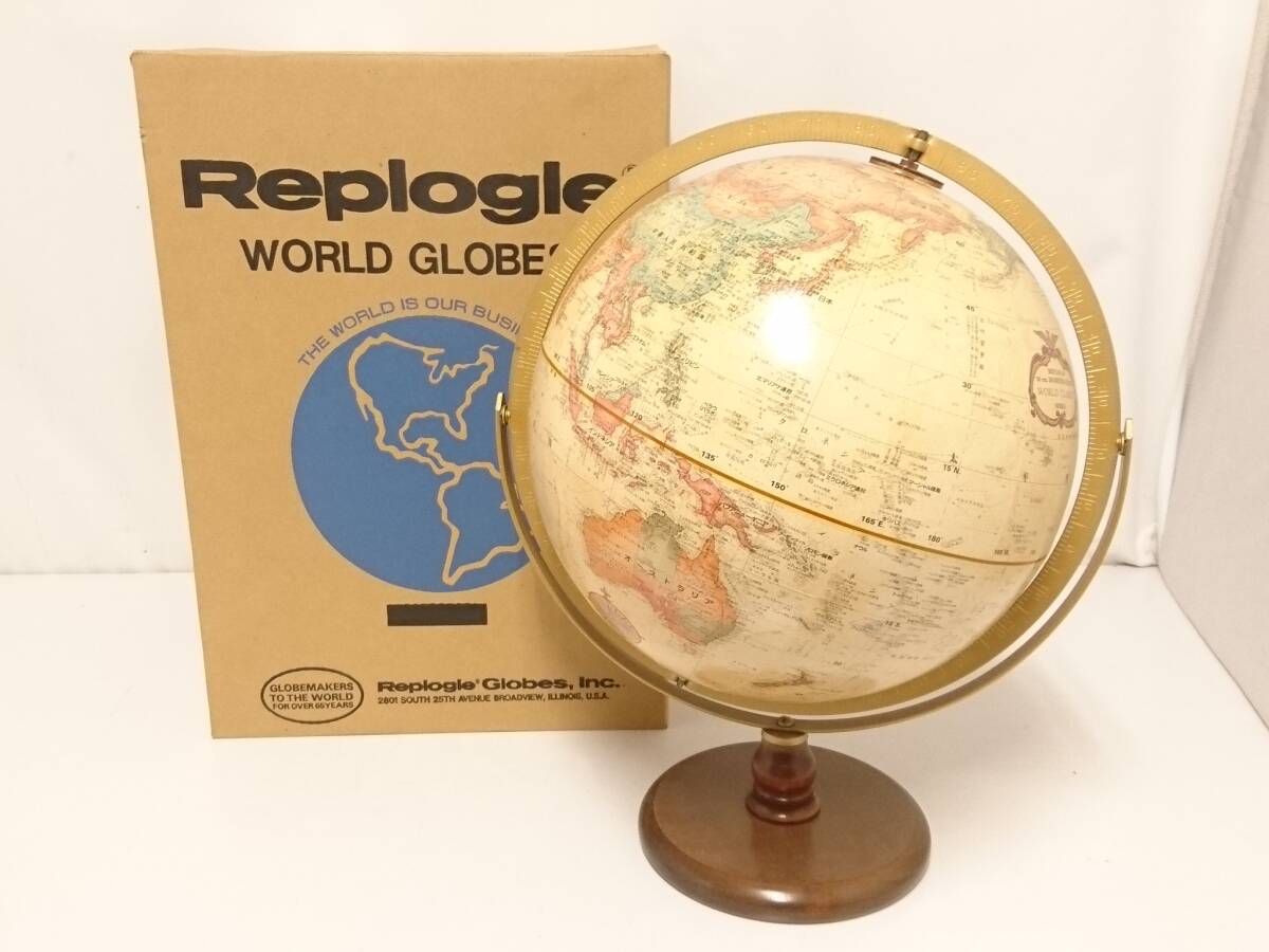 【やや傷や汚れあり】【美品】Replogle リプルーグル ワールド クラシック シリーズ ラ・グレンジ型 30cm 地球儀/31874 ...