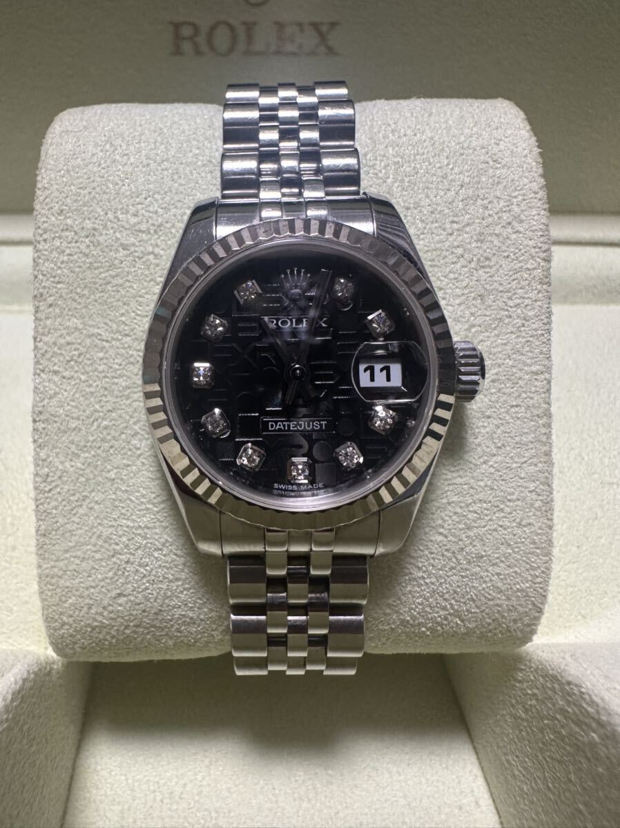 【目立った傷や汚れなし】 【美品】ROLEX ロレックス デイトジャスト 179174 レディース 腕時計の落札情報詳細 - Yahoo!オークション落札価格検索 オークフリー