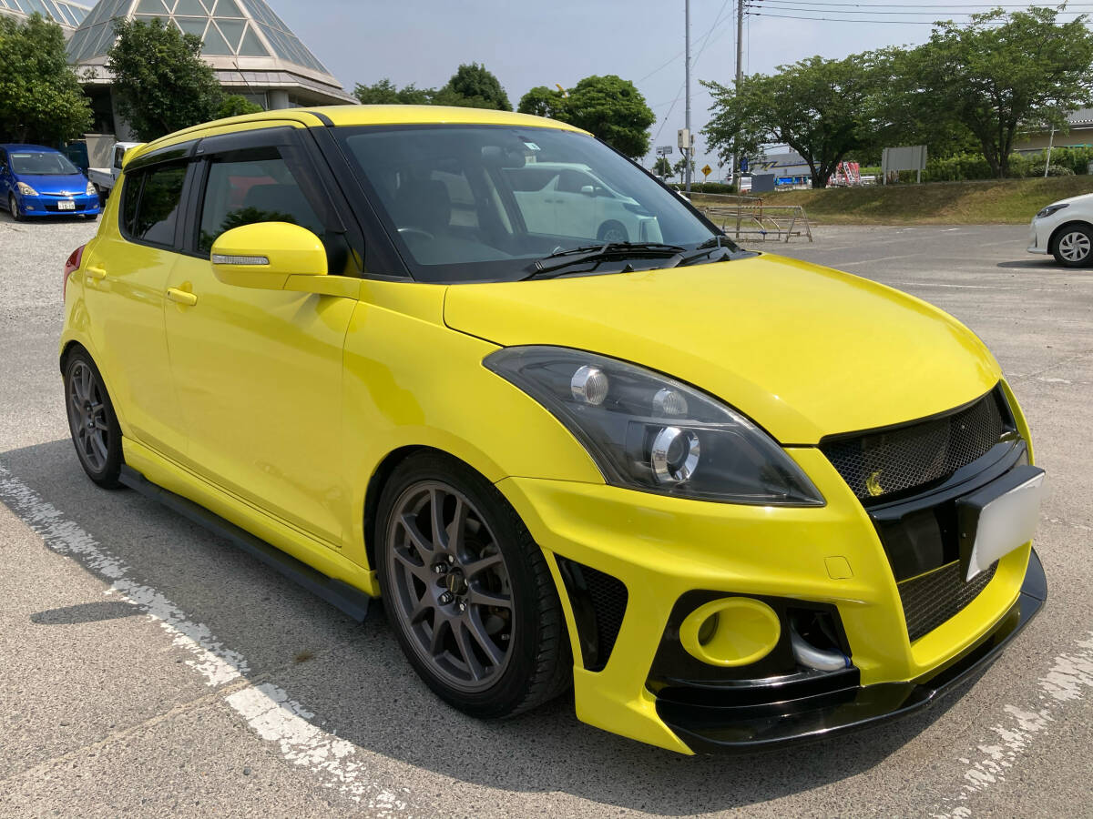 【走行距離 160,000 km】TRUST GReddyターボキット ZC32Sスイフトスポーツ！ オイルクーラー、マフラー、車高調、エアロ他カスタム多数。6速MT車 珍しい仕様！の落札情報 ...