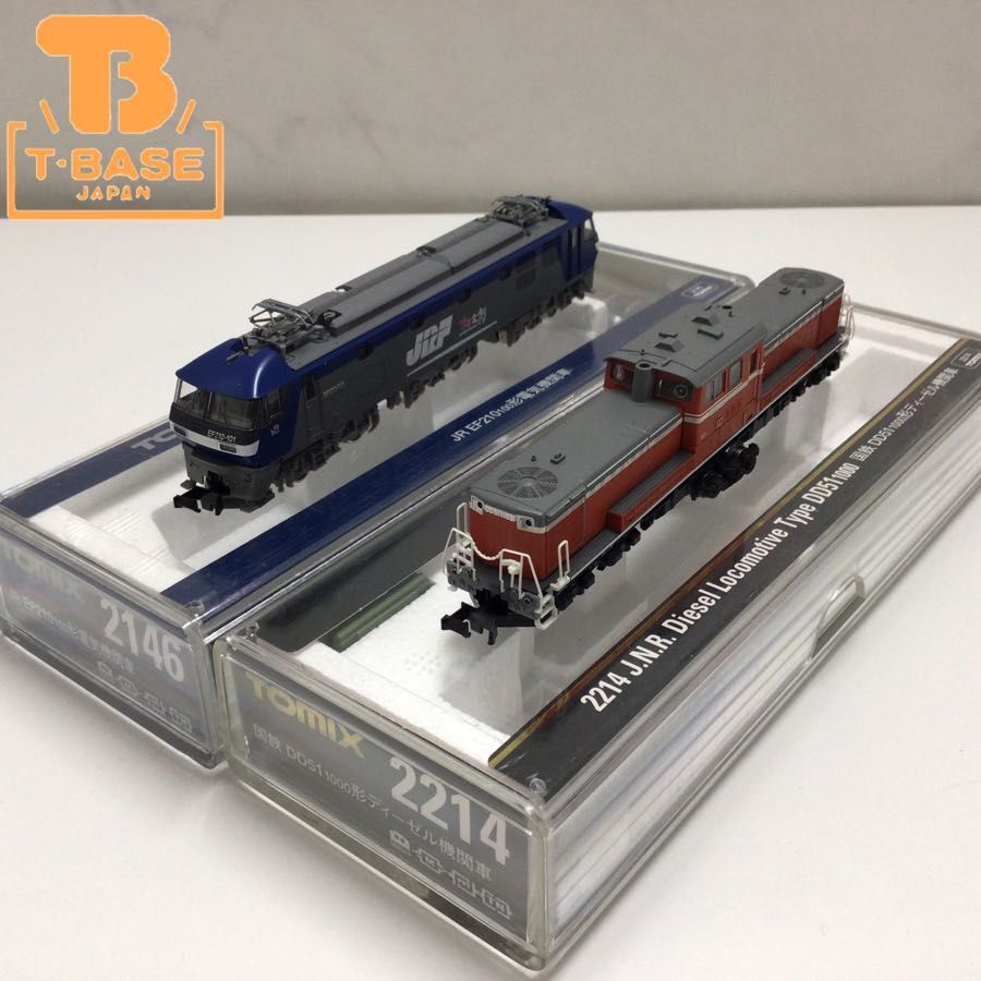 【やや傷や汚れあり】1円〜 動作確認済み TOMIX Nゲージ 2146 JR EF210 100形電気機関車、2214 国鉄 DD51 1000形 ディーゼル機関車 セットの落札情報詳細 ...