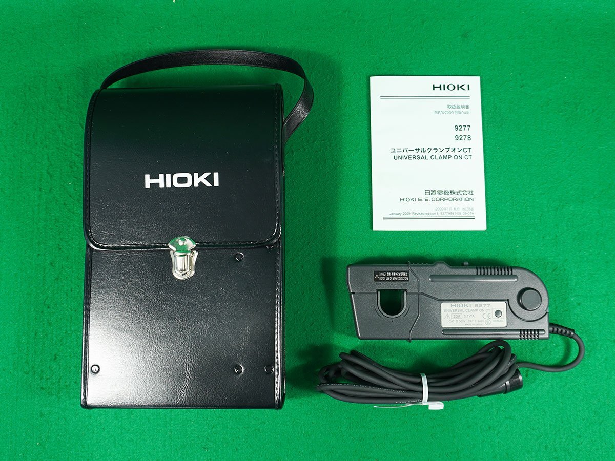 【目立った傷や汚れなし】日置電機 ユニバーサルクランプオンCT 9277 UNIVERSAL CLAMP ON CT HIOKIの落札情報詳細 ...