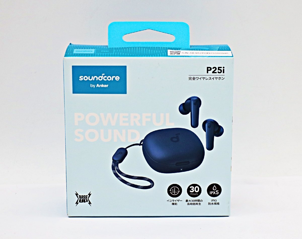 【未使用に近い】【未使用・未開封】アンカー Soundcore P25i 完全ワイヤレスイヤホン A3949N31 ブルー ANKER z24 ...