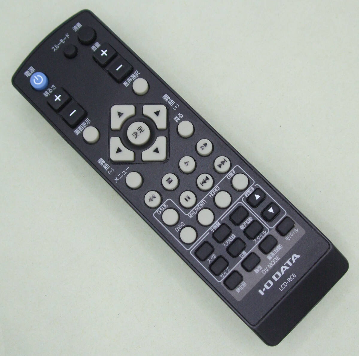 【やや傷や汚れあり】送料無料 I・O DATA アイオーデータ 液晶モニター 液晶ディスプレイ LCD-RDT241XPB 等用 純正 リモコン LCD-RC6 即決！の落札情報詳細 ...