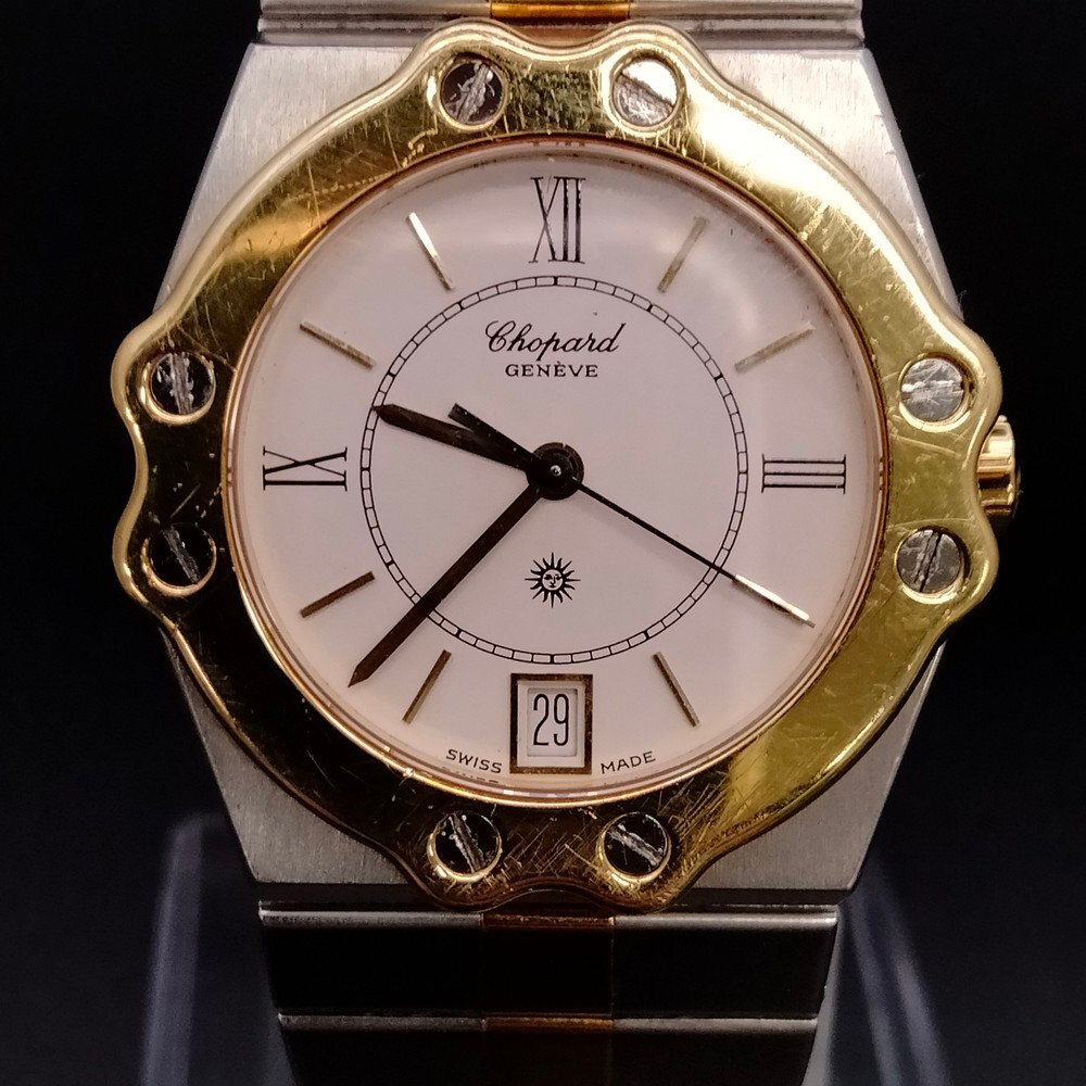 【やや傷や汚れあり】ショパール Chopard 腕時計 動作品 8023（サンモリッツ K18xSS Mサイズ） ユニセックス 1319069の落札情報詳細 - Yahoo!オークション落札 ...