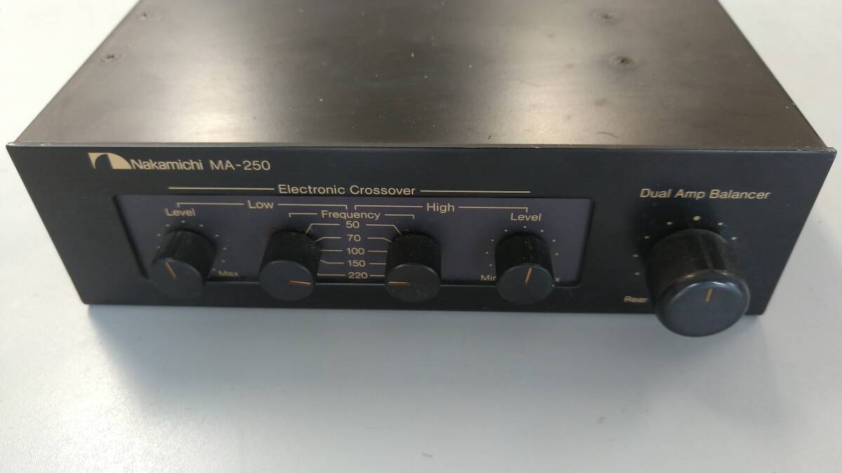 【やや傷や汚れあり】ナカミチ MA-250 EC-200 DB50 クロスオーバーネットワーク 中古品 nakamichiの落札情報詳細 ...