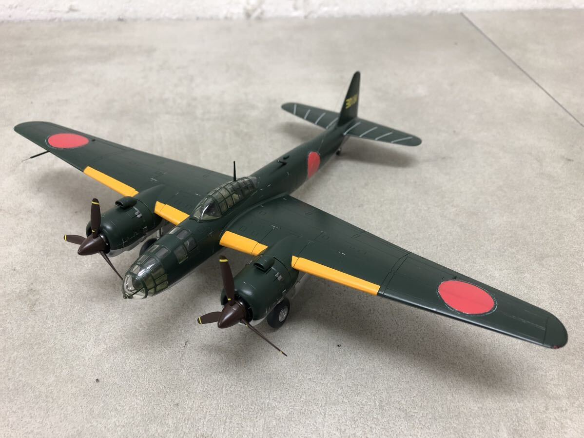 【やや傷や汚れあり】b0801-14★コレクター放出品 飛行機模型 陸上爆撃機 銀河 11型 夜間戦闘機 / 戦闘機 軍用機 完成品 塗装済 ...