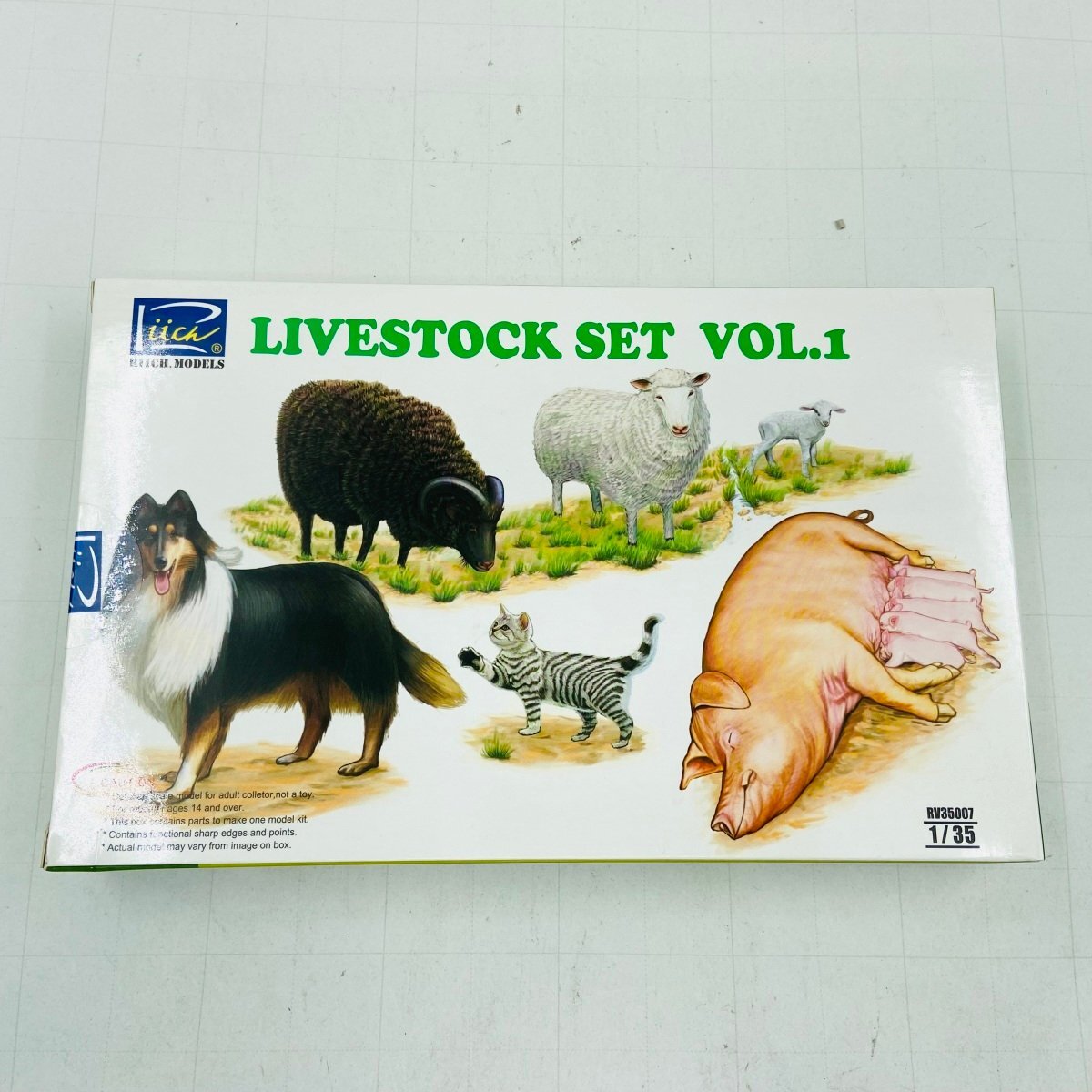 【未使用】新品未組立 RIICH.MODELS リッチモデル LIVESTOCK SET VOL.1 家畜セットの落札情報詳細 - Yahoo ...