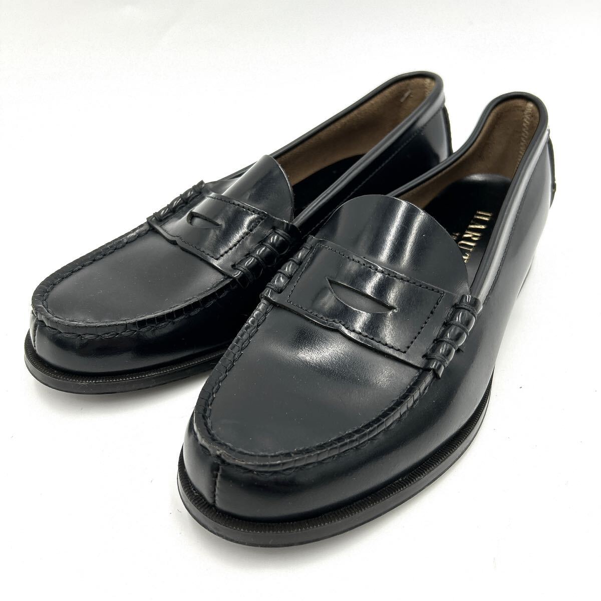 【目立った傷や汚れなし】J 良品 日本製 '洗礼されたデザイン' HARUTA TRADITIONAL ハルタ 本革 LEATHER ビジネス ...