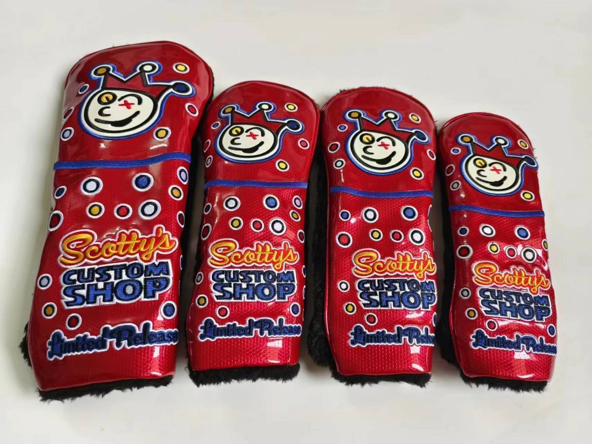 【未使用】スコッティキャメロン★ウッド用カバー1W・3W・5W UT 4点セット★Clown 赤の落札情報詳細 - Yahoo!オークション落札価格検索 オークフリー