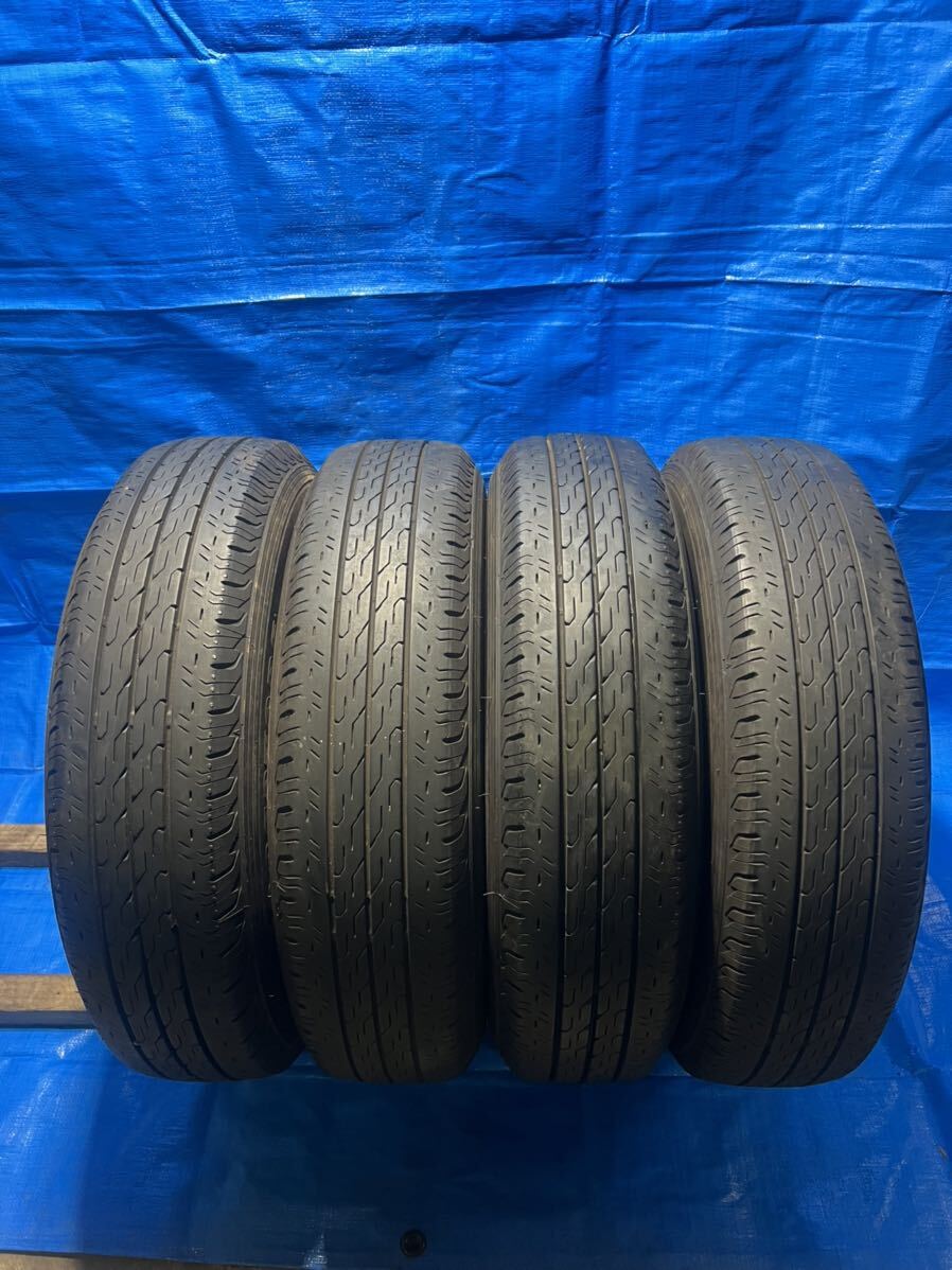 【目立った傷や汚れなし】165/80R14 97/95N LT BRIDGESTONE Ecopia R680タイヤ 4本2022年製の落札 ...