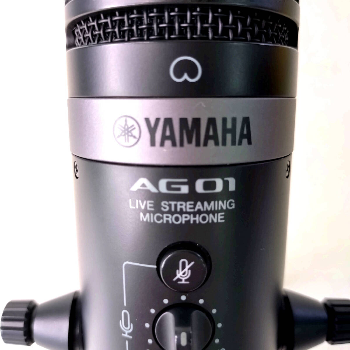 【やや傷や汚れあり】ヤマハ YAMAHA ライブストリーミングマイクロフォン マイク一体型 USBマイク ブラック AG01 コンデンサーマイクの落札情報詳細 - Yahoo!オークション落札 ...