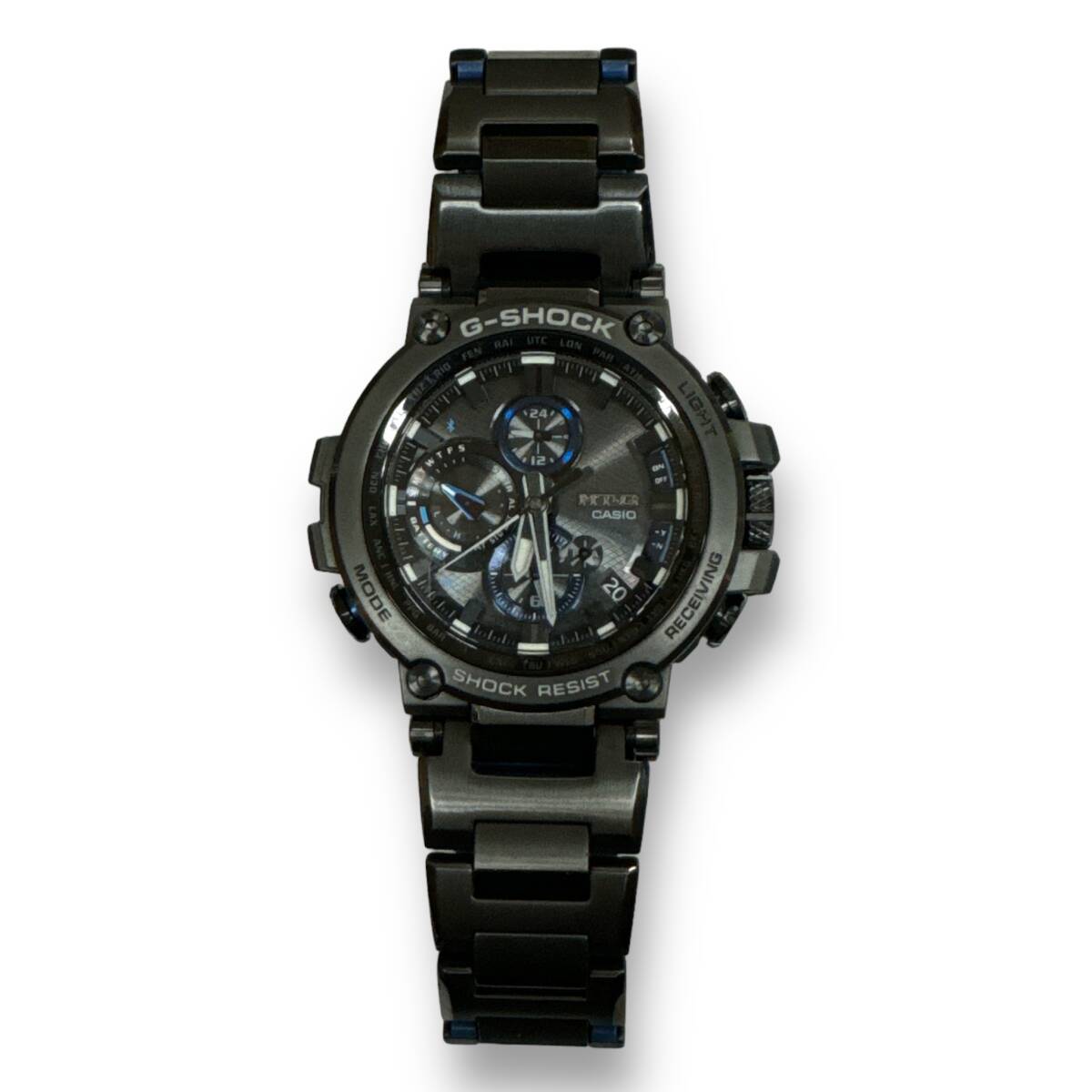 【目立った傷や汚れなし】定価126500円 CASIO G-SHOCK 5544 MTG-B1000 アナログ 時計 腕時計 カシオ ジーショック ブラックブルー F MTG-B1000BD ...