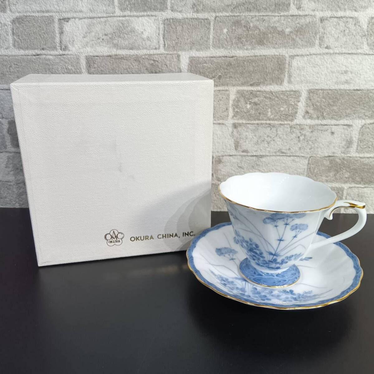 【未使用】usH-442【OKURA/大倉陶園】カップ＆ソーサー/1客/コーヒカップ/プレート/長期保管品の落札情報詳細 - Yahoo!オークション落札価格検索 オークフリー