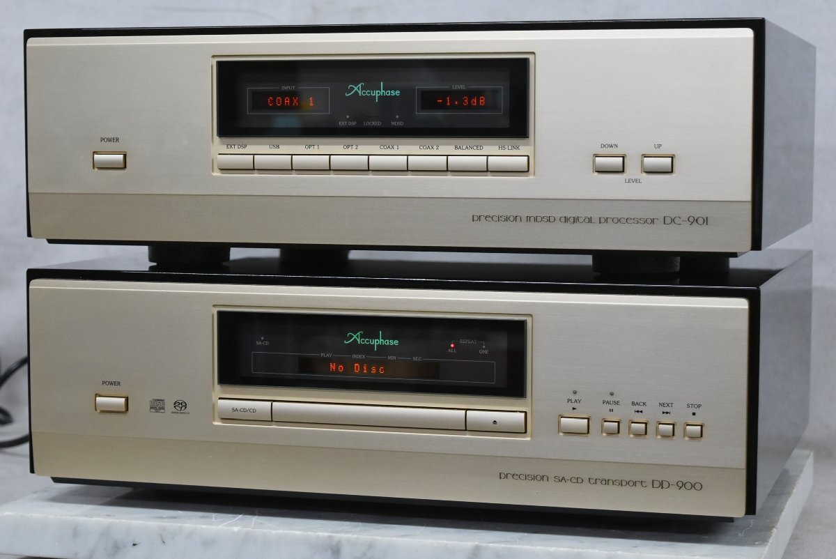 【やや傷や汚れあり】★Accuphase DP-900/DC-901 CDデッキ/デジタルプロセッサー アキュフェーズの落札情報詳細 - Yahoo!オークション落札価格検索 オークフリー