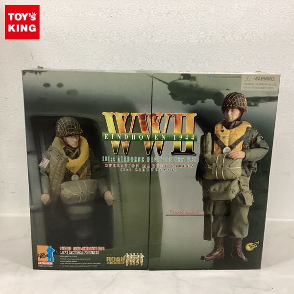 【やや傷や汚れあり】1円〜 ドラゴン 1/6 WWII EINDHOVEN 1944 101st AIRBORNE DIVISION OFFICER OPERATION MARKET ...