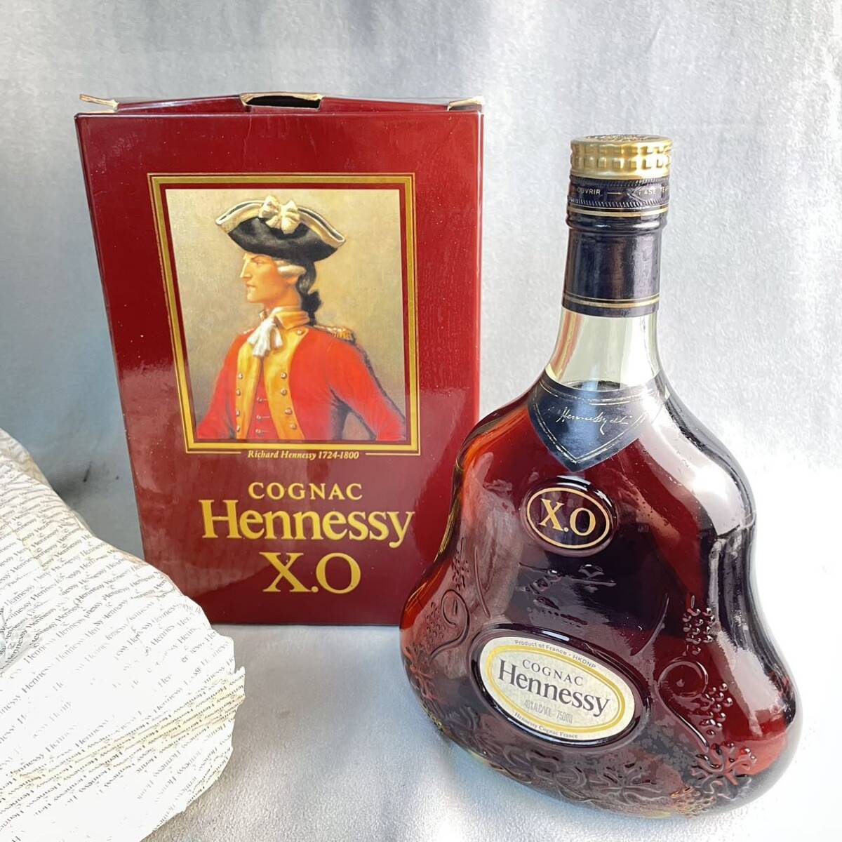 【未使用】★ 未開栓 COGNAC Hennessy X.O ヘネシー XO 金キャップ クリアボトル 750ml 40％ コニャック 古酒 ブランデー 洋酒 箱付の落札情報詳細 ...