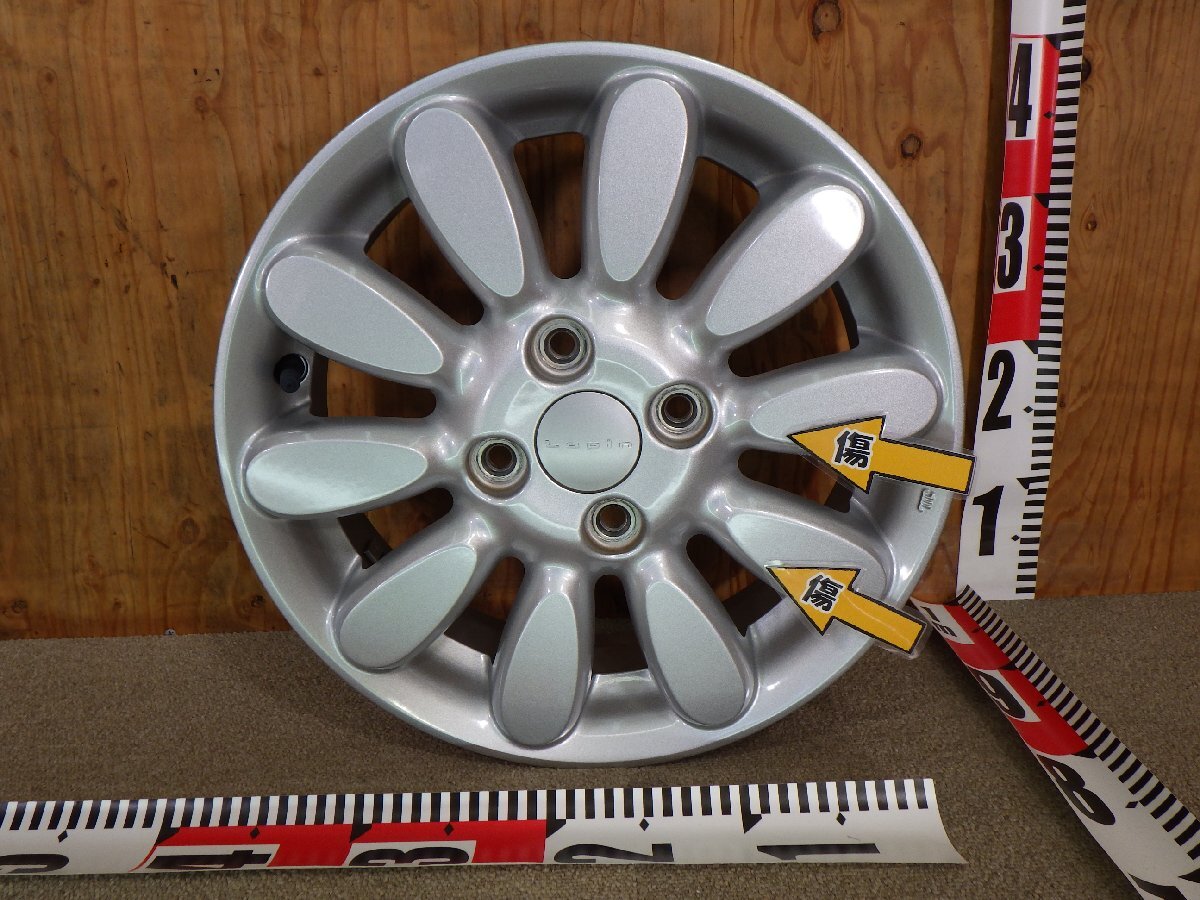 【傷や汚れあり】120 スズキ アルトラパン HE33 純正 アルミホイール 14インチ 4穴 PCD100 4.5J 1本 単品の落札情報 ...