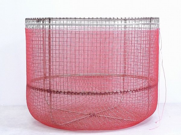 【未使用に近い】60ME24 【43】未使用品Shimizu/シミズTechno Mesh/テクノメッシュ約39cm？赤色タモ網用替網・替え網釣りの落札情報詳細 - Yahoo!オークション ...