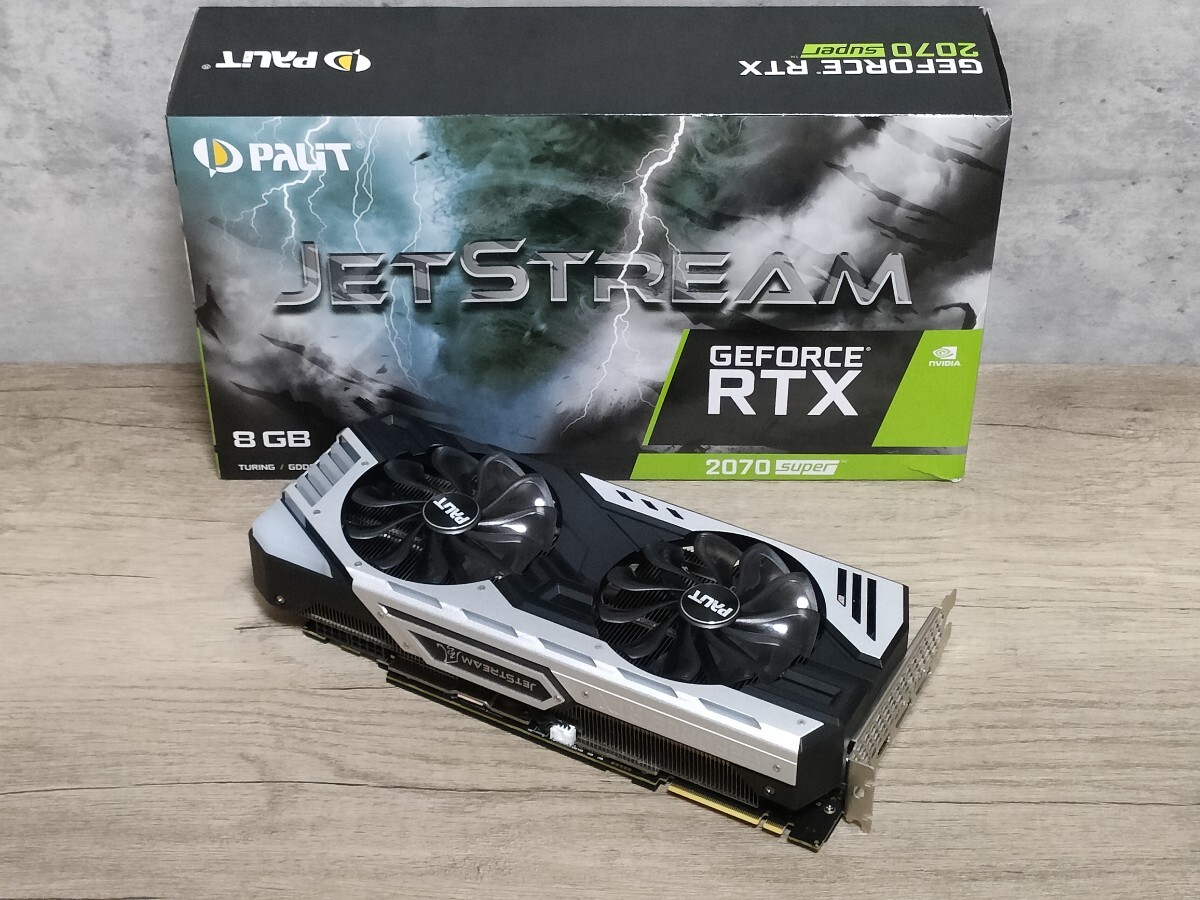 【やや傷や汚れあり】NVIDIA Palit GeForce RTX2070Super 8GB JET STREAM 【グラフィックボード】の ...