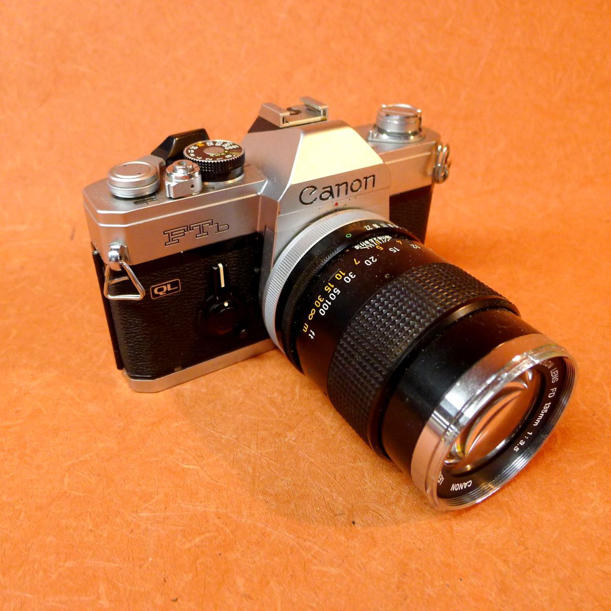 【傷や汚れあり】j★012 Canon FTb QL ボディ FD 135mm F3.5 MF フィルムカメラ レトロ カメラ /60の落札 ...