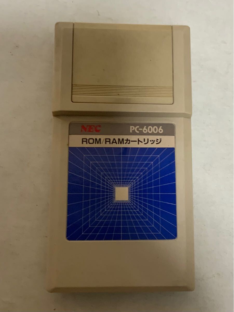 【全体的に状態が悪い】レトロパソコン用品！NEC PC-6006 ROM/RAM カートリッジ 新日本電気 MADE IN JAPAN 動作未確認 日本製/A99の落札情報詳細 - Yahoo ...