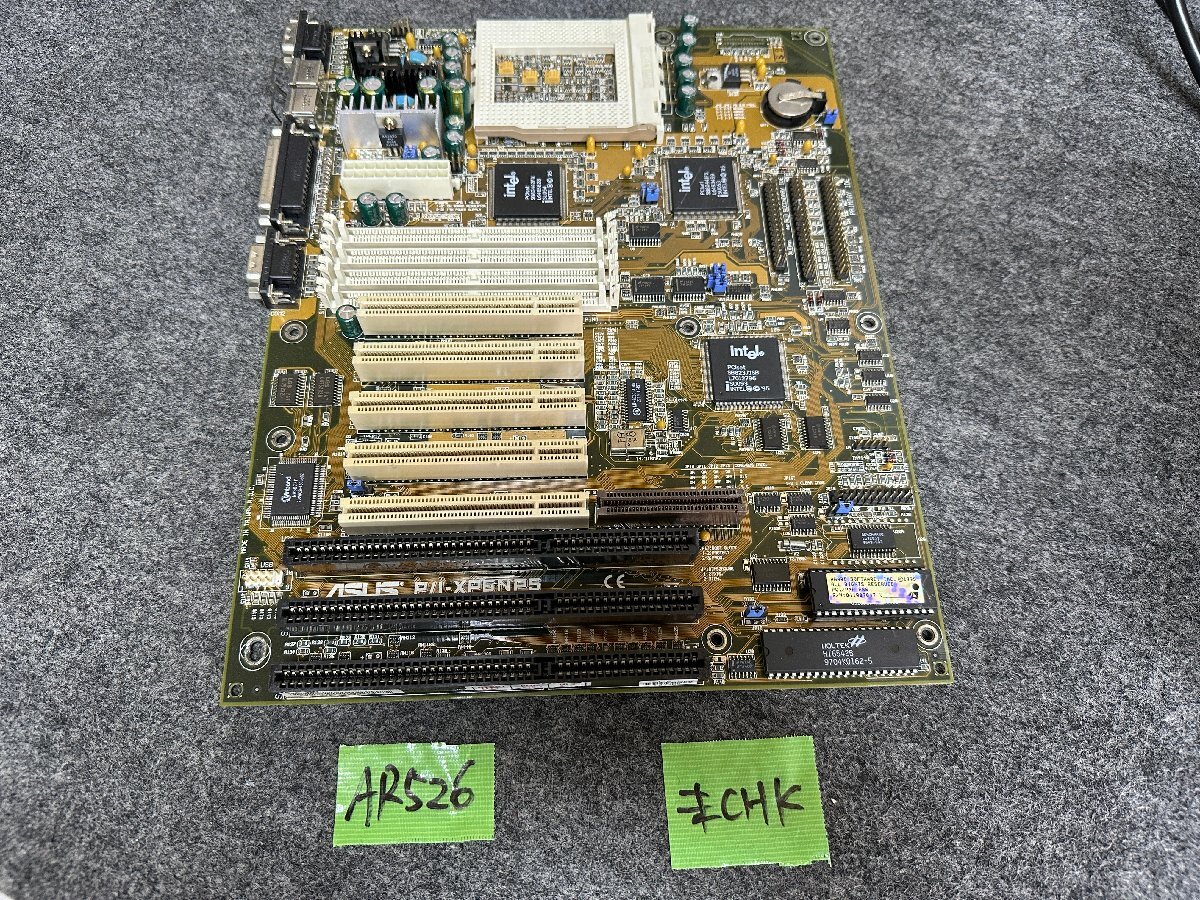 【やや傷や汚れあり】【送80サイズ】ASUS P/I-XP6NP5 REV.1.8 440FX搭載 Socket8対応ATXマザーボード ※未 ...