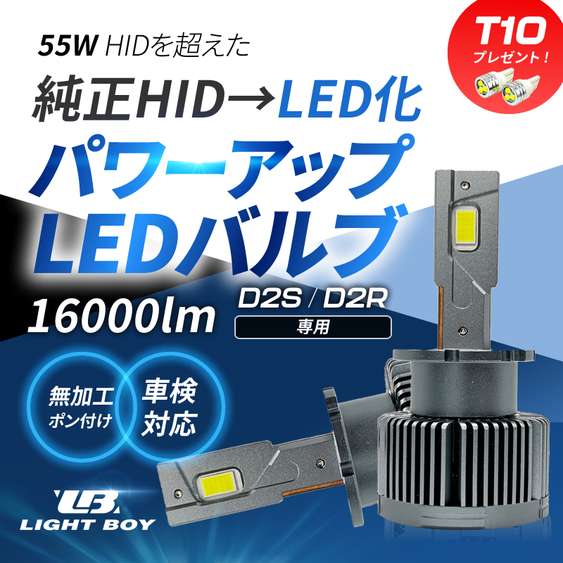 【未使用】HIDより明るい エルグランド / E50 / E51 / E52 (H12.8～R2.9) D2S 新型 純正HID LED化 交換 爆光 LEDヘッドライト バルブの落札情報詳細 ...