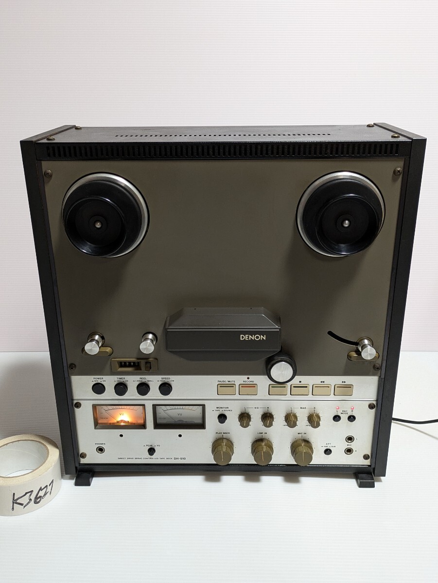 【やや傷や汚れあり】DENON デノン DH-510 オープンリールデッキ AC100V 電源は入ります の落札情報詳細 - Yahoo!オークション落札価格検索 オークフリー