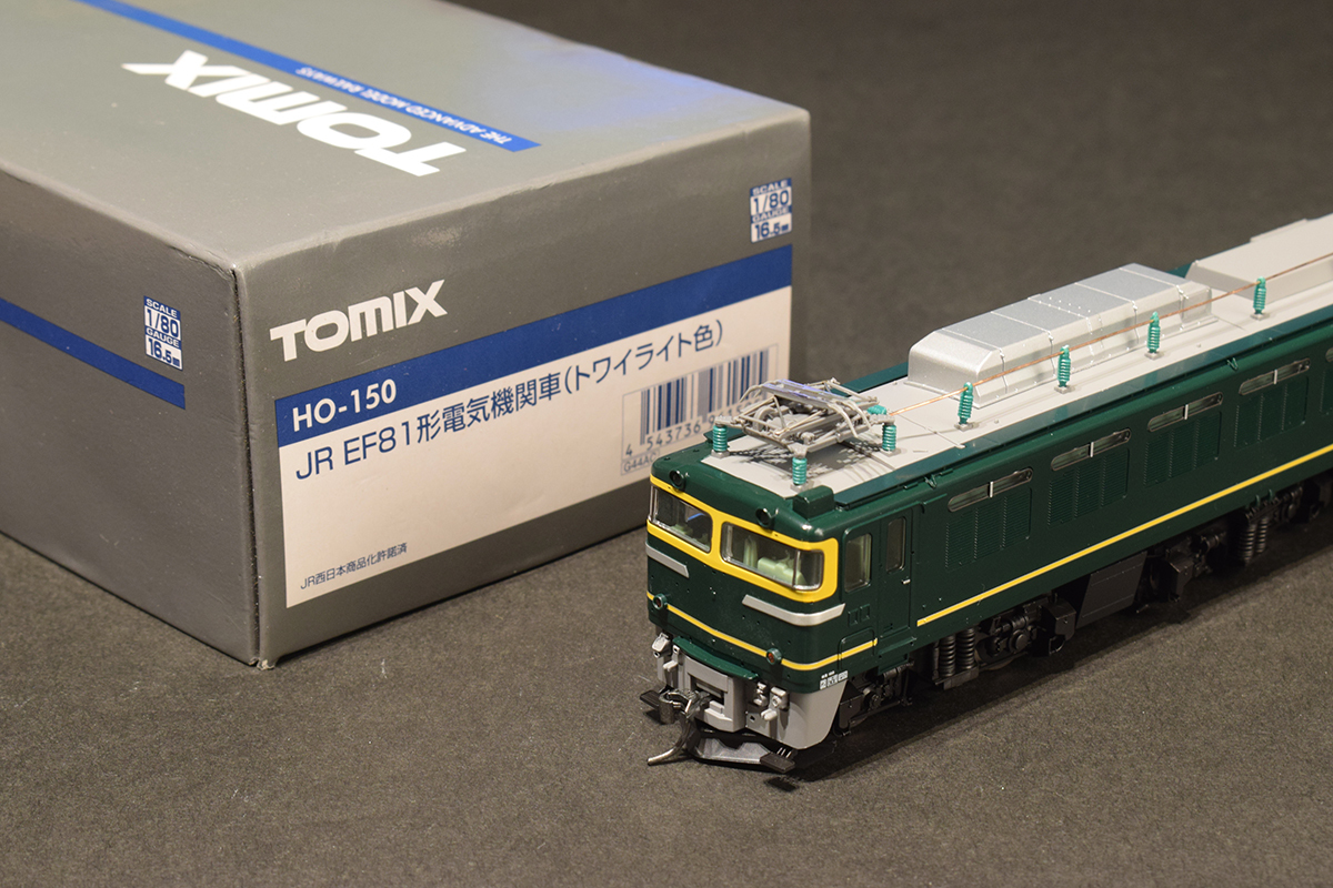 【未使用に近い】TOMIX HO-150 JR EF81形電気機関車(トワイライト色)の落札情報詳細 - Yahoo!オークション落札価格検索 オークフリー