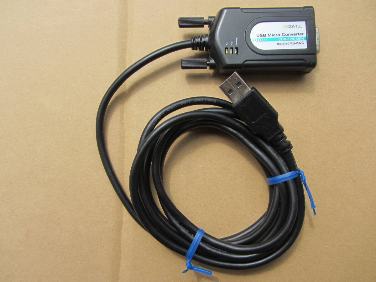 【傷や汚れあり】★CONTEC/コンテック COM-1P(USB)H シリアル通信 USB I/Oユニット RS-232C 1ch / 絶縁 ...