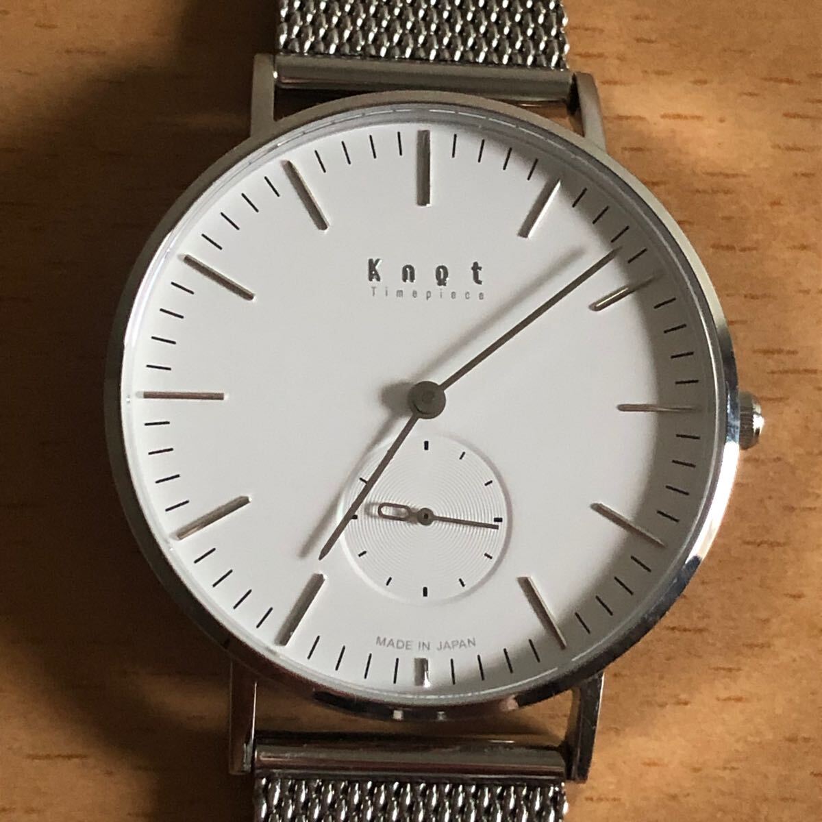 【目立った傷や汚れなし】572-0065 Knot ノット Timepiece メンズ レディース 腕時計 金属ベルト クオーツ CS-36 稼働品の落札情報詳細 - Yahoo!オークション ...