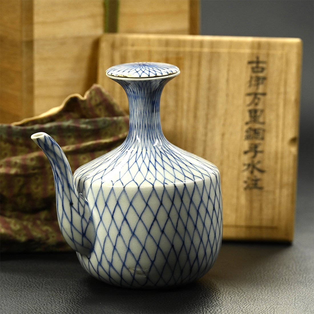 t1673 古伊万里 蛸唐草文 膾皿 14客 染付 骨董 古美術 食器 江戸時代の落札情報詳細 - Yahoo!オークション落札価格検索 オークフリー