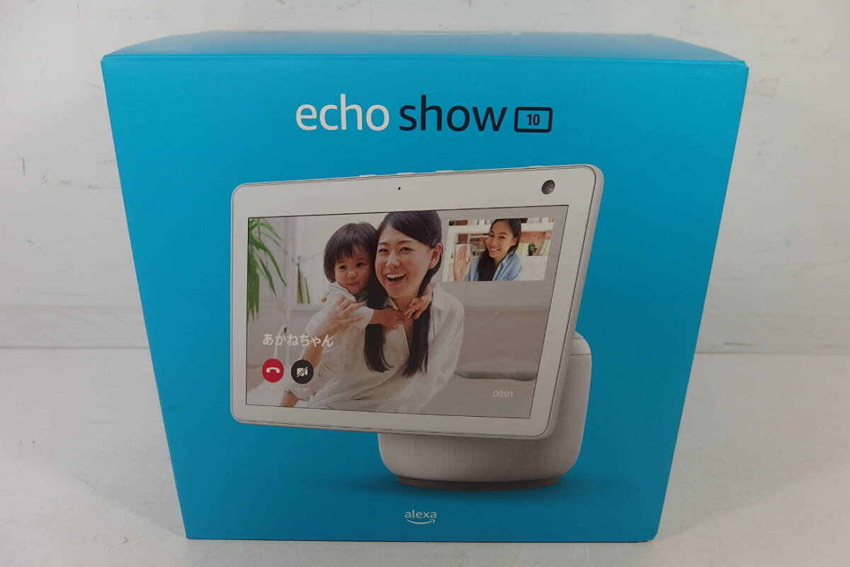 【未使用に近い】7595-05★正箱付き♪Amazon アレクサ Echo Show 10 第3世代 モーション機能付きスマートディスプレイ with Alexa グレーシャーホワイト★の落札 ...