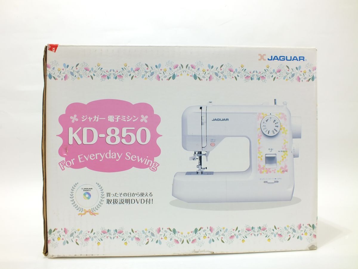 【未使用】n6279 【未使用】JAGUAR ジャガー 電子ミシン KD-850 [101-241202]の落札情報詳細 - Yahoo!オークション落札価格検索 オークフリー