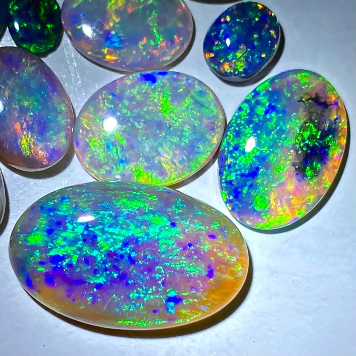 【やや傷や汚れあり】1円〜!!遊色効果!! 天然ブラックオパールおまと26.5ct d 約5.3g ルース 裸石 宝石 ジュエリー jewelry black opal w4 マ30の落札情報 ...