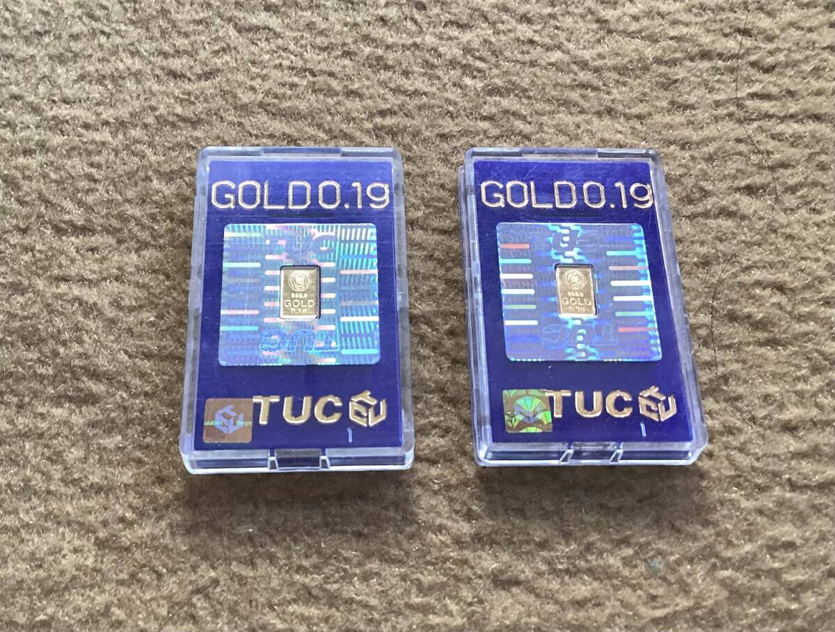 【未使用に近い】GOLD K24 純金 インゴット 0.1g ゴールドバー 2枚セット TUC ケース入り 金の落札情報詳細 - Yahoo!オークション落札価格検索 オークフリー