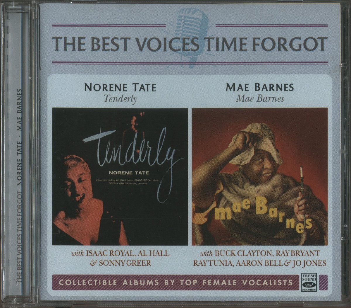 【やや傷や汚れあり】CD/ NORENE TATE、MAE BARNES / TENDERLY + MAE BARNES / メイ・バーンズ ...