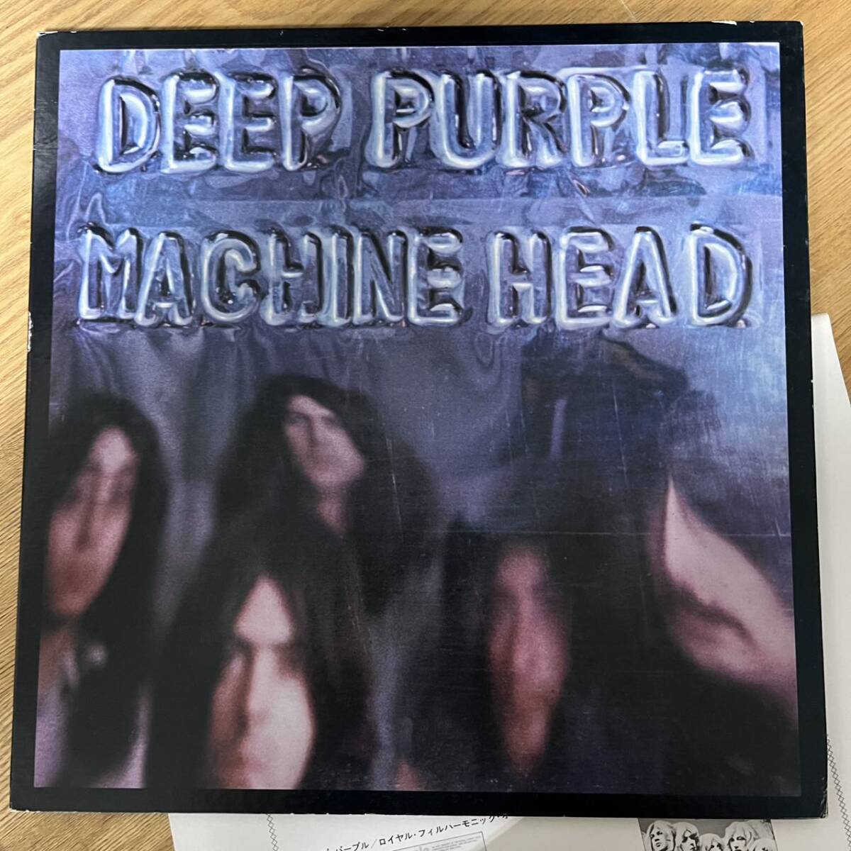 【やや傷や汚れあり】DEEP PURPLE/MACHINE HEAD/WARNER P-10130W/国内76年PRESS LYRICS ...