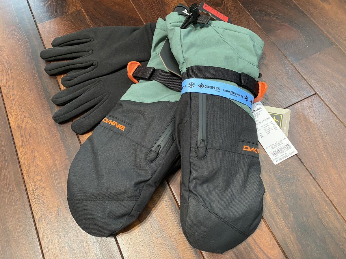 【未使用】★ ダカイン DAKINE スノーグローブ GORE-TEX グリーン やぎ革 sizeXL 新品未使用タグ付 手袋 ミトン スノーボード インナー付 BD237-719の落札情報 ...