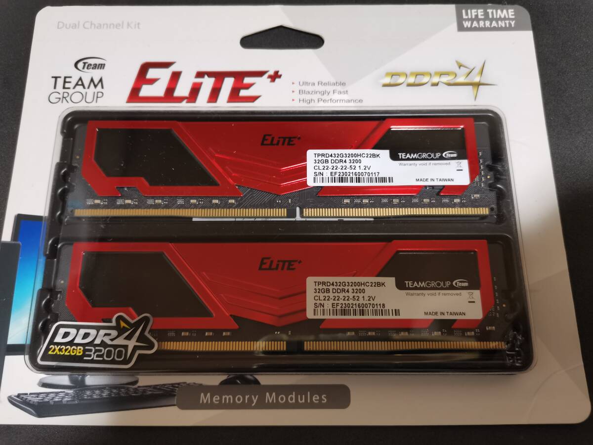 【未使用】DDR4 3200Mhz PC4-25600 32GBx2枚 64GB UDIMM デスクトップ用 1.2v JEDEC品 送料無料（ネコポス）の落札情報詳細 - Yahoo ...