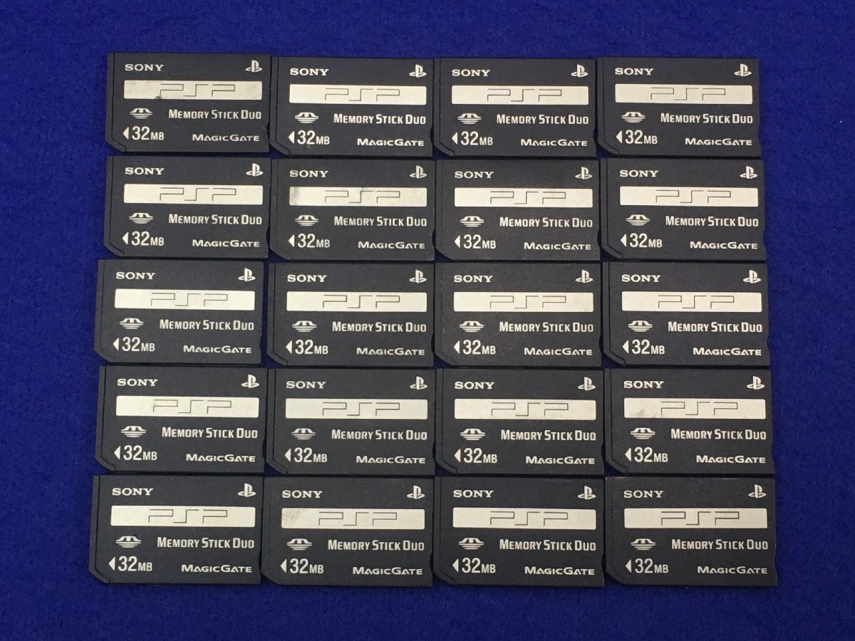 【やや傷や汚れあり】ュ /C0062 ソニー/ SONY PSP memory stick Duo 32MB 20枚セットの落札情報詳細 - Yahoo!オークション落札価格検索 オークフリー