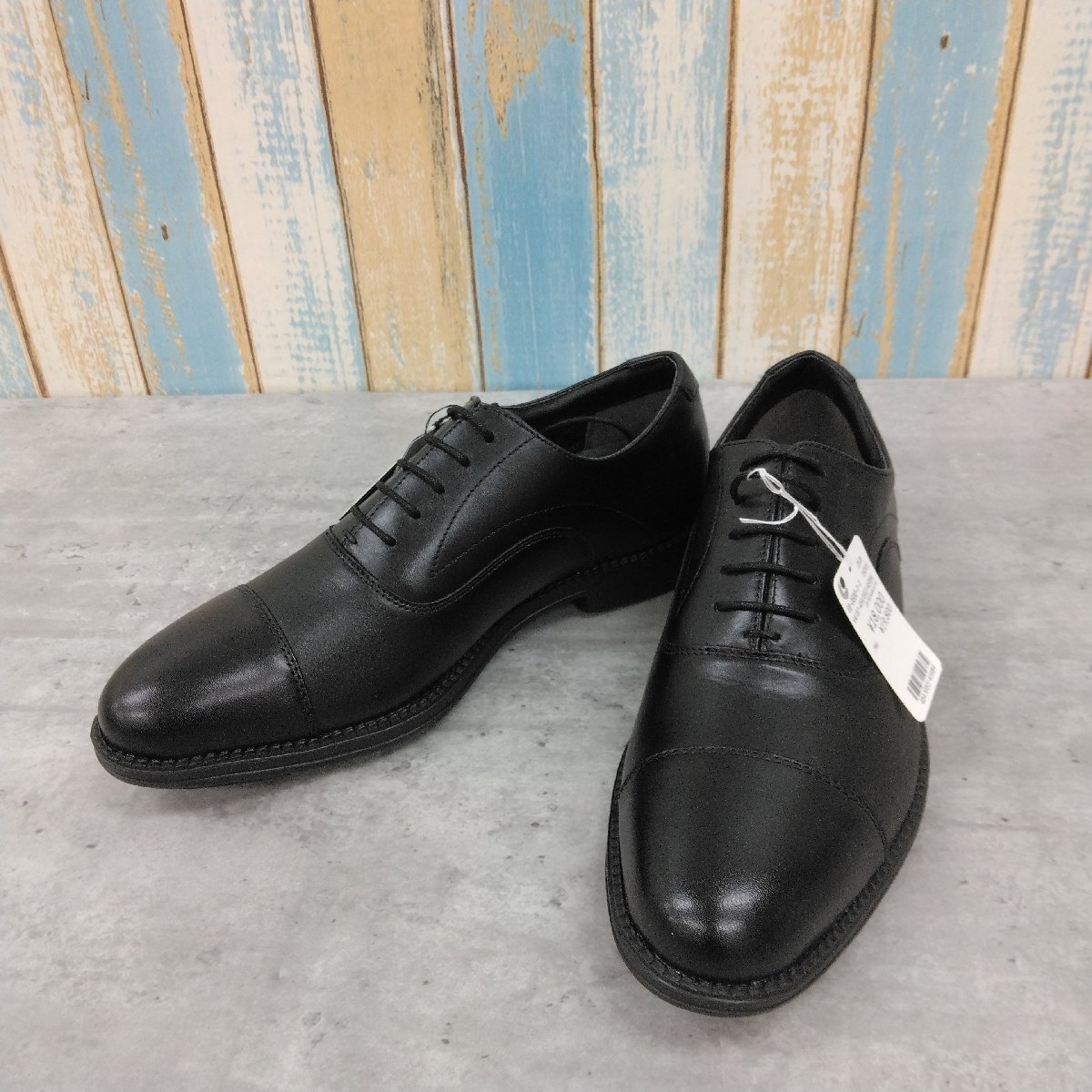 【未使用】BEE CLASSIC GORE-TEX ゴアテックス 内羽根ストレットチップ・ビジネスシューズ ブラック 25.0cm ...