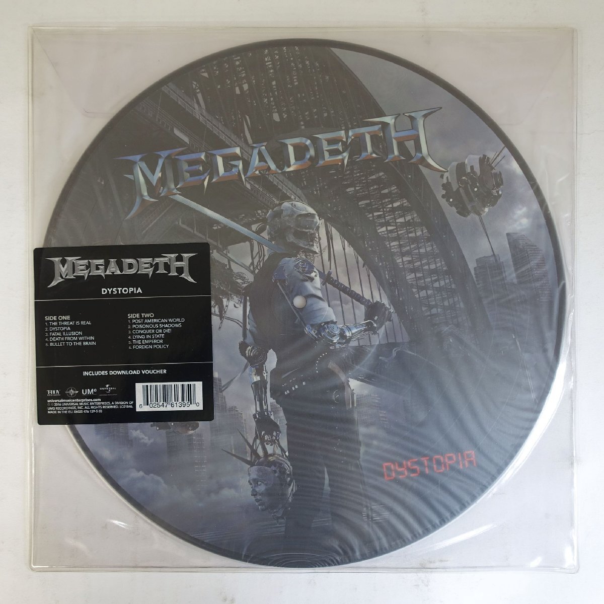 【やや傷や汚れあり】10047528;【EU盤/限定プレス/Picture Disc】Megadeth / Dystopiaの落札情報詳細 ...