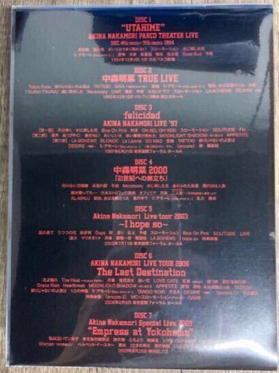 【未使用】中森明菜 THE LIVE DVD COMPLETE BOX DVDの落札情報詳細 - Yahoo!オークション落札価格検索 オークフリー