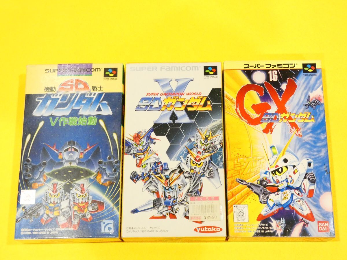 【傷や汚れあり】(SFC-28) スーパーファミコン 「 機動戦士SDガンダム 」3作 まとめ SFC スーファミ ゲームソフト ※動作未確認＠60(12)の落札情報詳細 - Yahoo ...