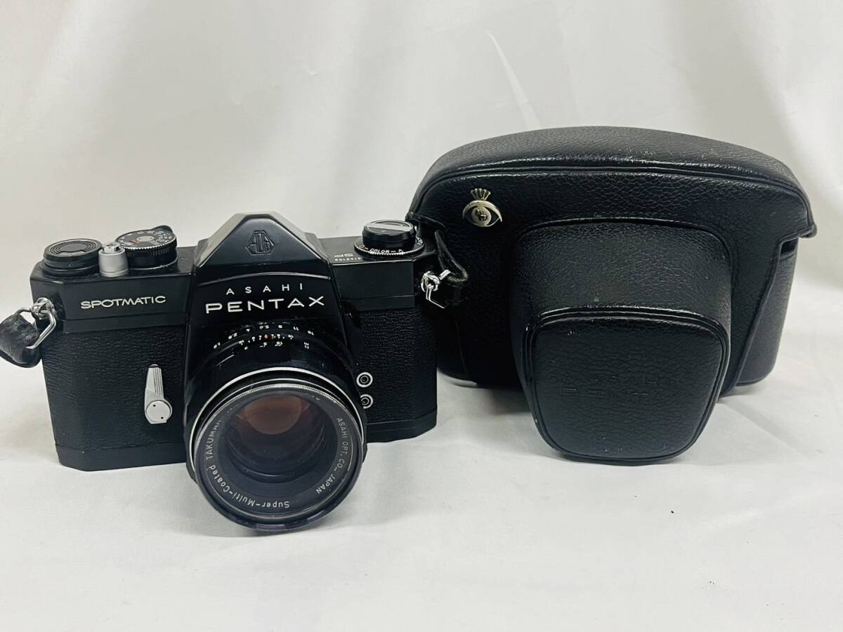 【やや傷や汚れあり】T8634【シャッター切れます】PENTAX ペンタックス SPOTMATIC スポットマチック 1:1.8 55mm フィルムカメラの落札情報詳細 - Yahoo ...