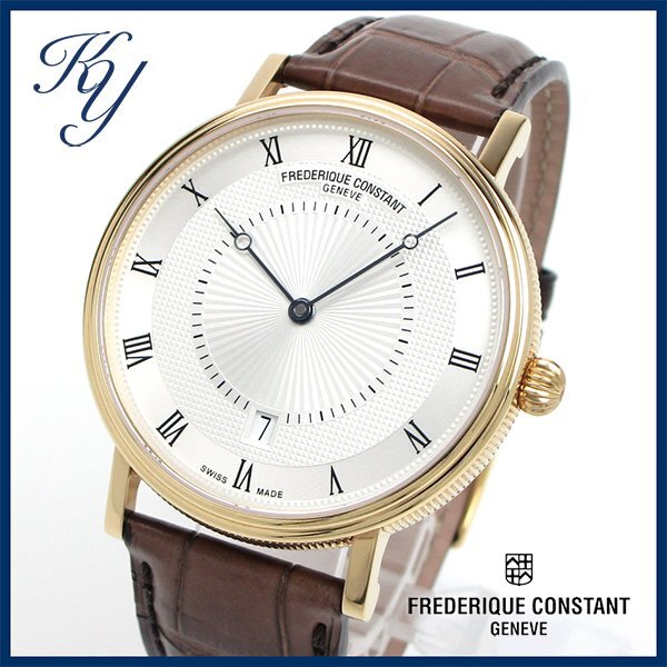 【やや傷や汚れあり】1円～ 3ヶ月保証付き 美品 本物 人気 FREDERIQUE CONSTANT フレデリックコンスタント クラシック スリムライン メンズ 時計の落札情報詳細 ...