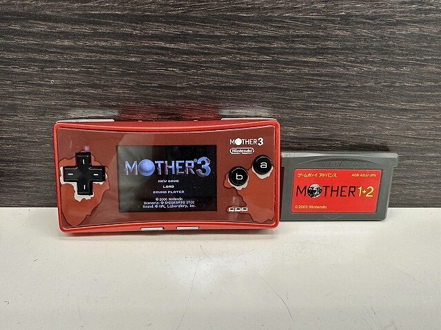 【目立った傷や汚れなし】O229-X3-71658 Nintendo ニンテンドー ゲームボーイミクロ 本体 OXY-001 MOTHER3 ...